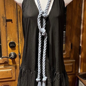 Cotton Rope Knotted Belt, Twisted Boho Festival Hippie Tcotton Wrap ...