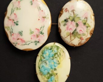 Porcelain Brooch - Etsy