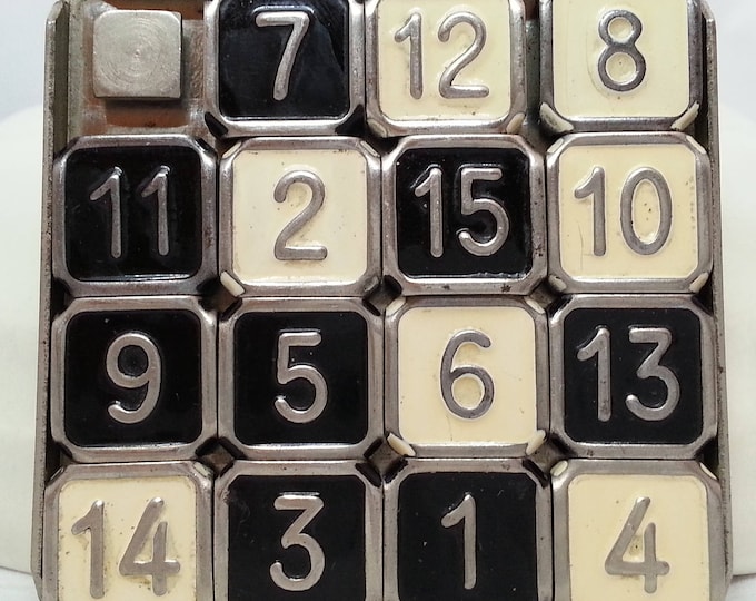 Modern Imp Sliding Number Puzzle, Vintage Game - Etsy