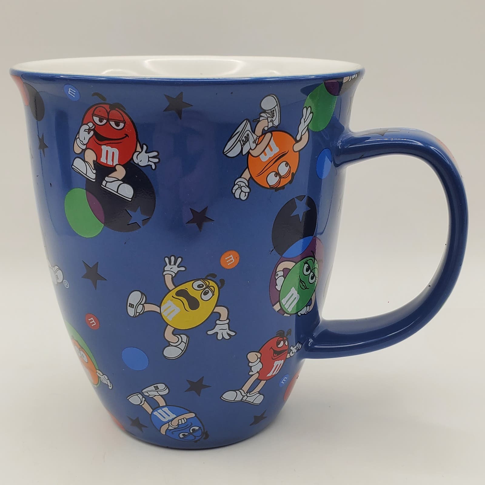 Mars M&M Candy Large Mug Vintage 1990s Blue Coffee Cup Collectible - Etsy