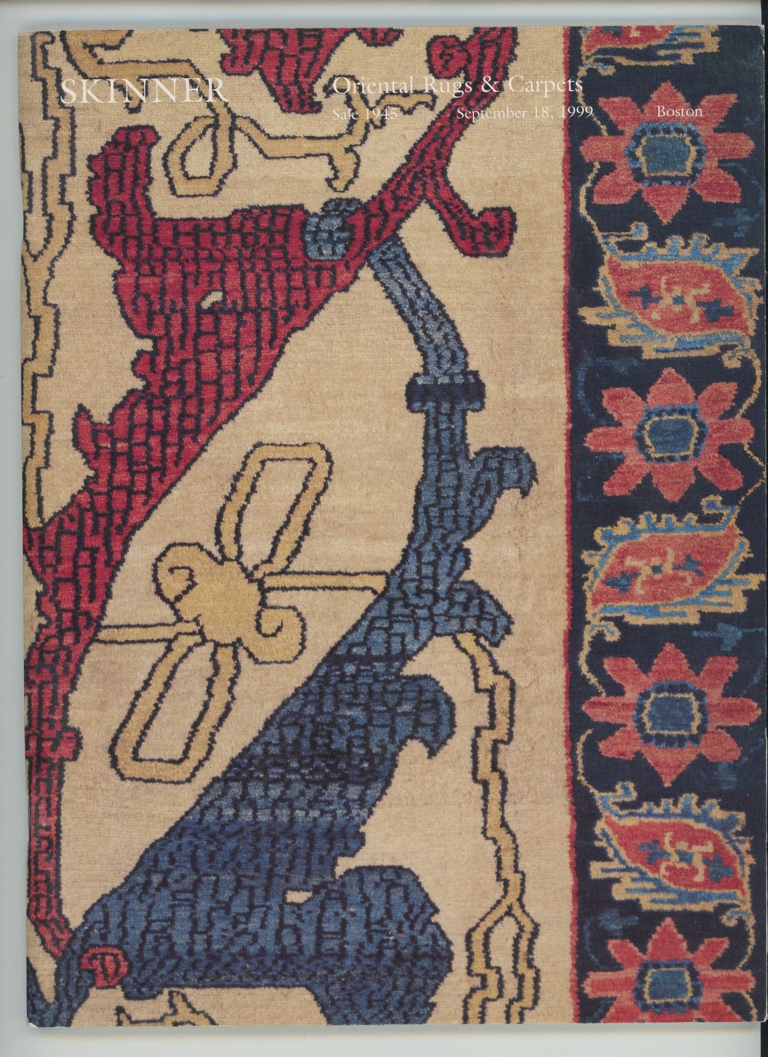 Skinner Auction Catalog Reference Book Oriental Rugs Carpets 1945 Sept ...