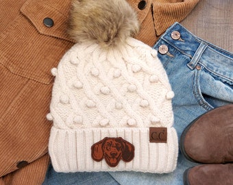 Leather Patch Hat Dog - Etsy