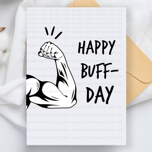 Birthday Card for Gym Fan - Etsy