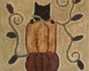 Primitive Rug Hooking Kit, Hooked, Kissing Bunnies, Linen, Wool - Etsy