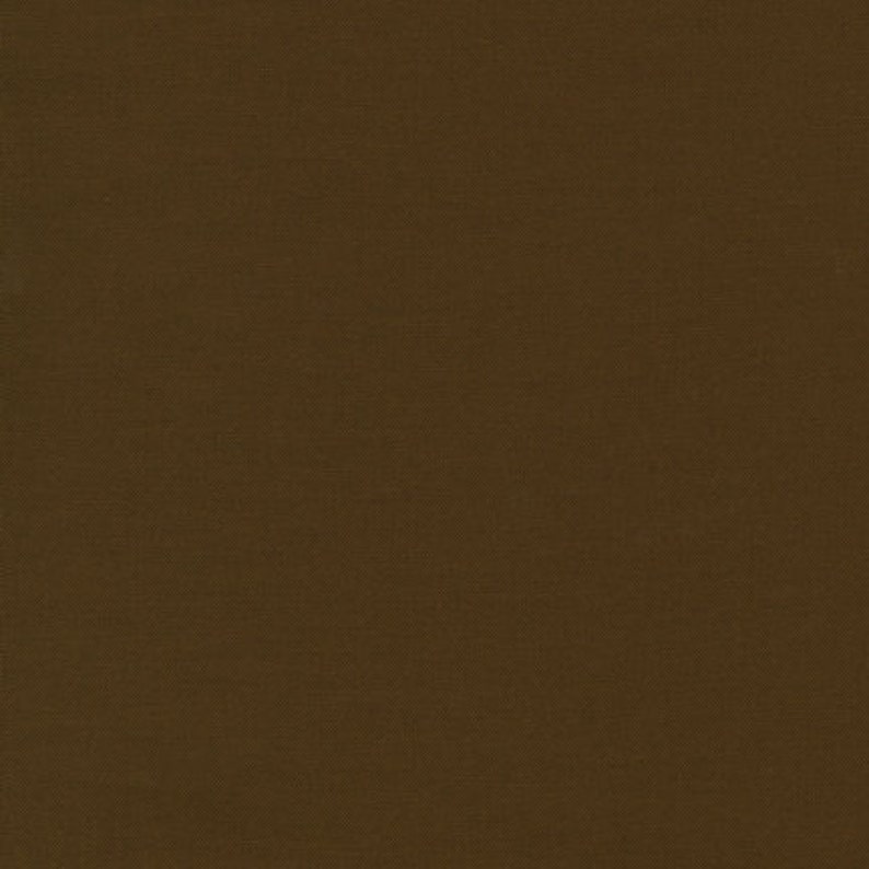Kona chestnut Brown Solid Fabric by Robert | Etsy