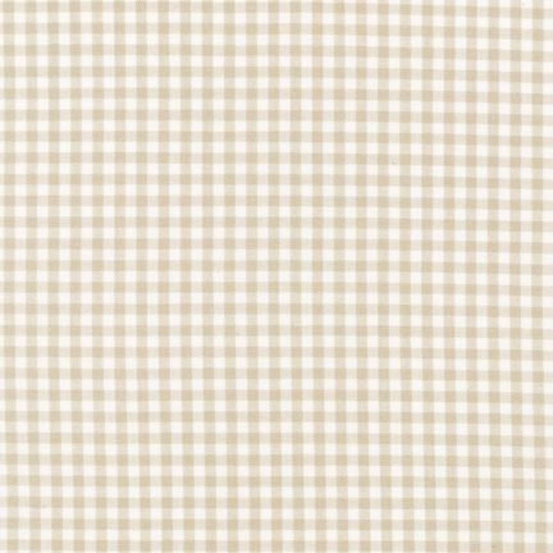 Cream Small Woven Gingham sand Fabric 1/8 Inch - Etsy