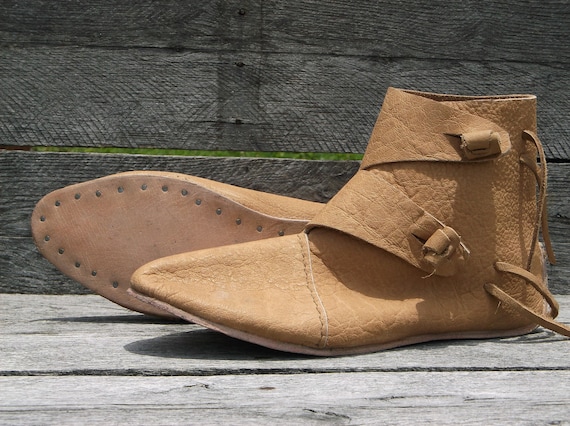 Viking 2 Toggle Boots Reinforced Heel Mens Natural - Etsy