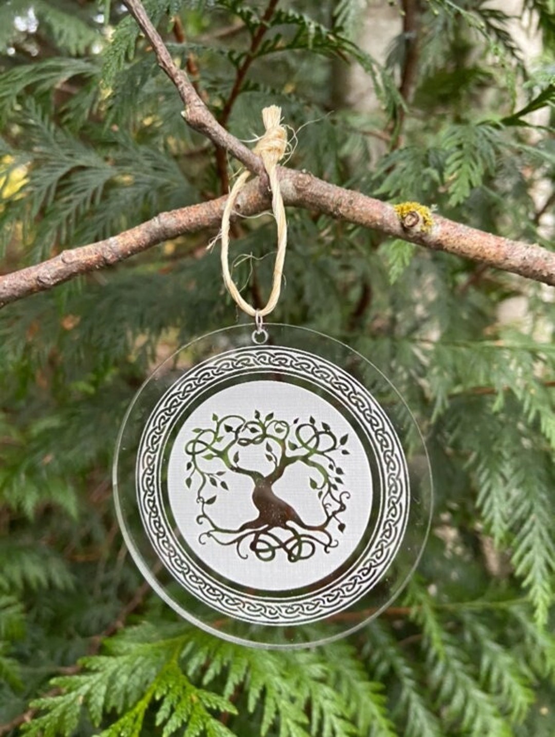 Yule Ornament - Clear Ygdrissil, the World Tree - Etsy