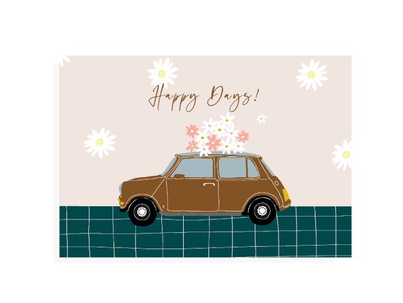 Happiness Greeting Cards Happy Day Card Lovely Greeting | Etsy