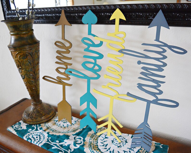 Word Arrows - 4 Word Choices - Etsy