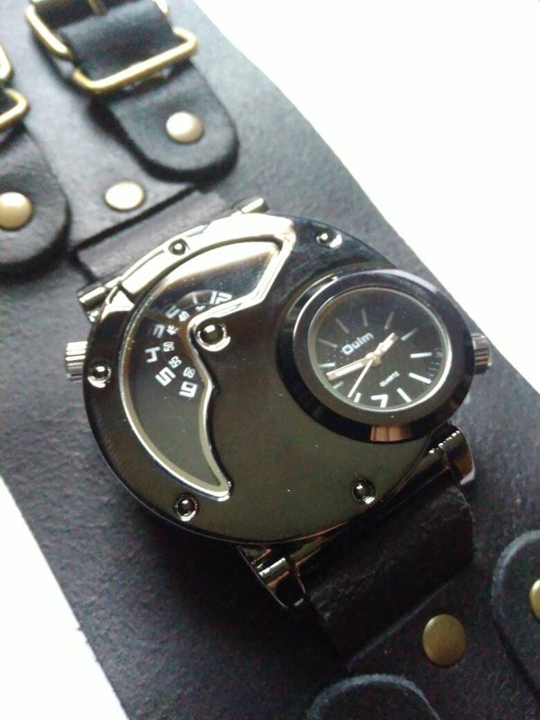 Steampunk wristwatch gothic wristwatch death metal | Etsy