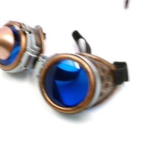 Copper Steampunk Goggles With Loupe - Multi Lens - Mad Scientist - Mad ...