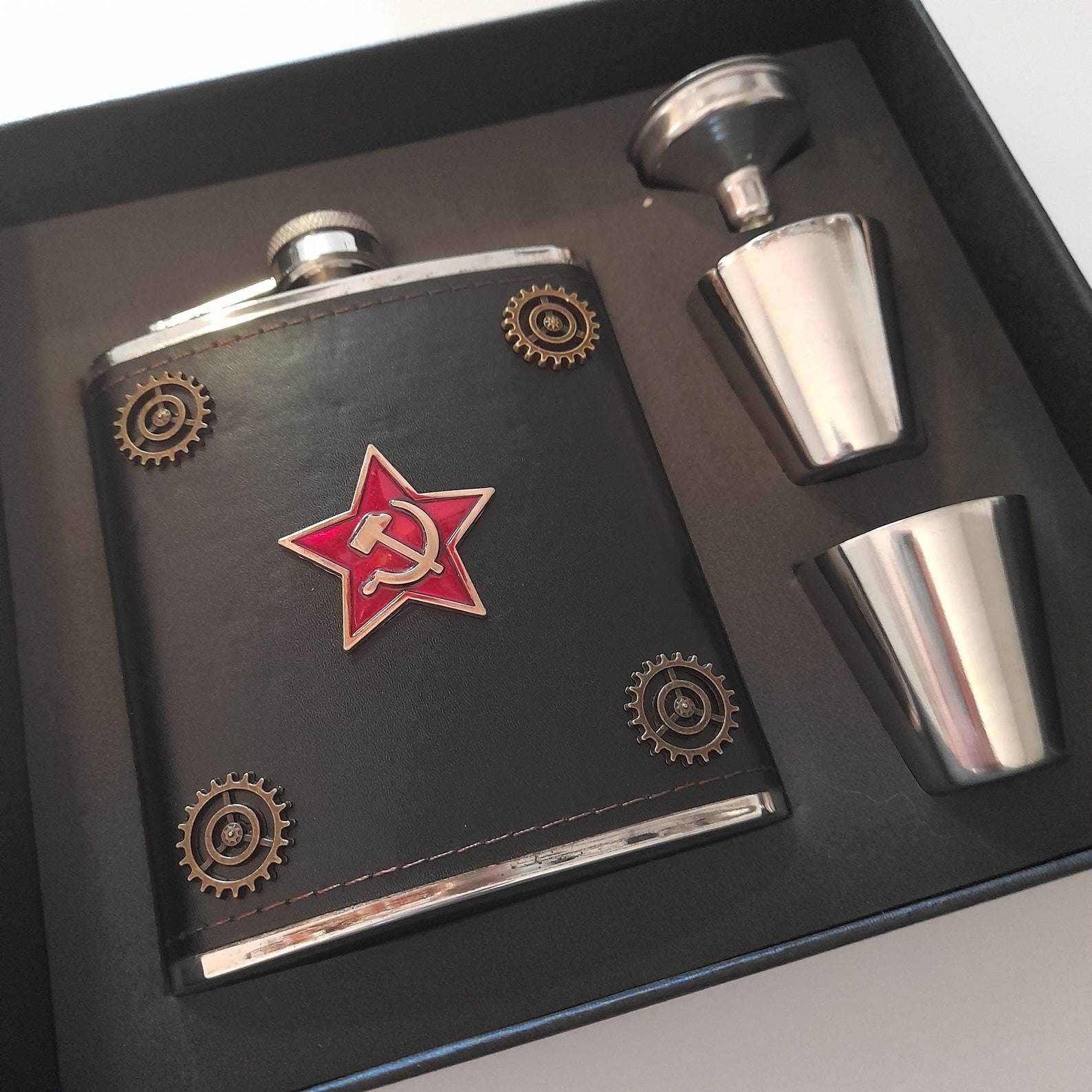 Flask Soviet Soviet Flask Russian Flask Russian | Etsy