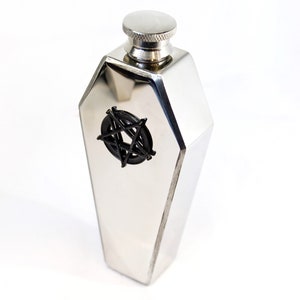 Pentagram Flask Gothic Flask Coffin Flask Vampire Flask | Etsy