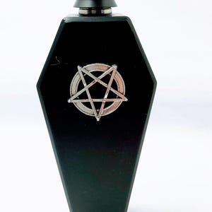Pentagram Flask - Gothic Flask - Coffin Flask - Vampire Flask - Coffin ...