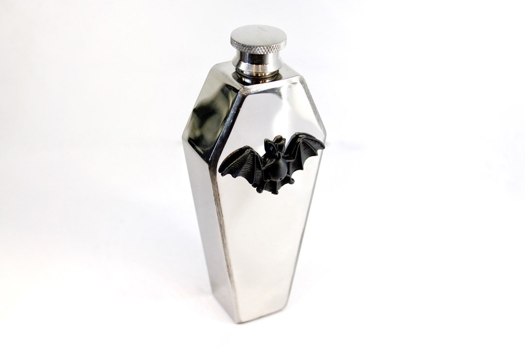 Bat Flask Gothic Flask Coffin Flask Vampire Flask Coffin Hip Flask ...