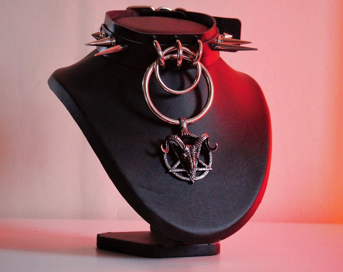 Victorian Baphomet Choker Occult Gothic Choker Sigil of Baphomet ...