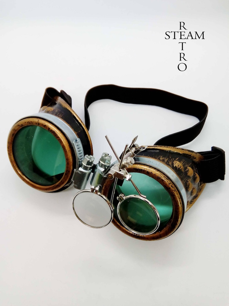 Burningman - Steampunk Goggles - Glasses - Welder Glasses - Steampunk ...