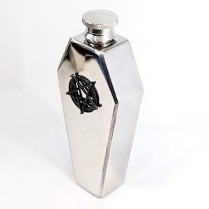Pentagram Flask Gothic Flask Coffin Flask Vampire Flask | Etsy
