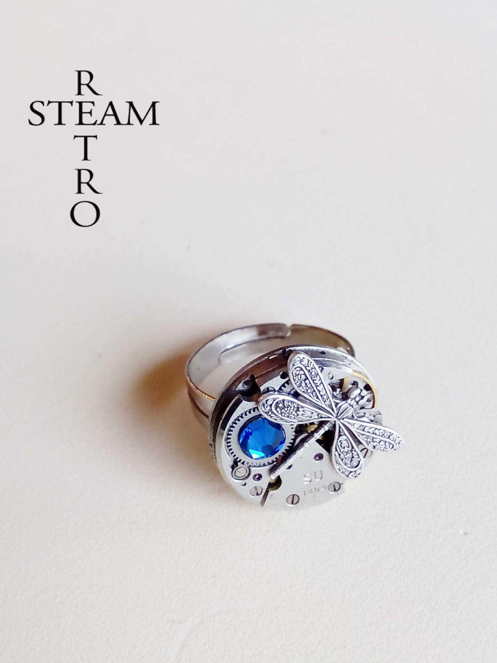 Dragonfly Steampunk Ring Dragonfly Ring Firefly Ring - Etsy