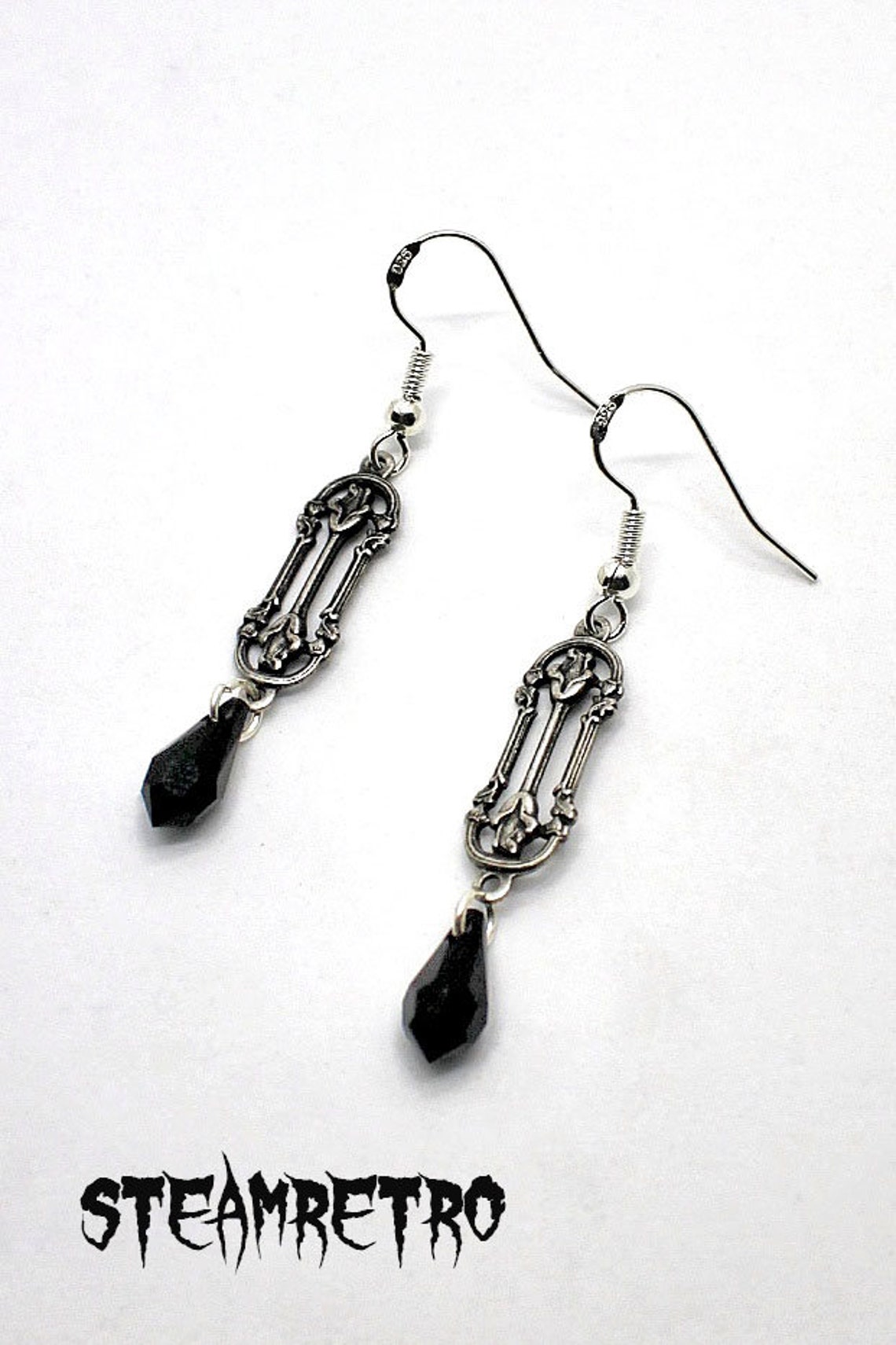 Gothic Earrings Goth Earrings Victorian Earrings Gothic - Etsy