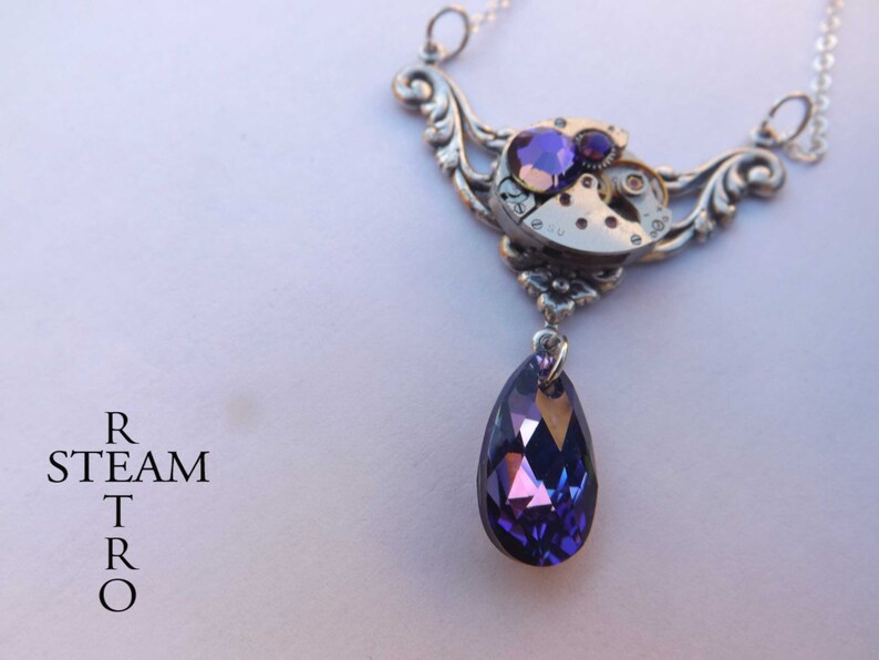 Rococo Inspired Steampunk Necklace Steampunk Jewelry Gift | Etsy