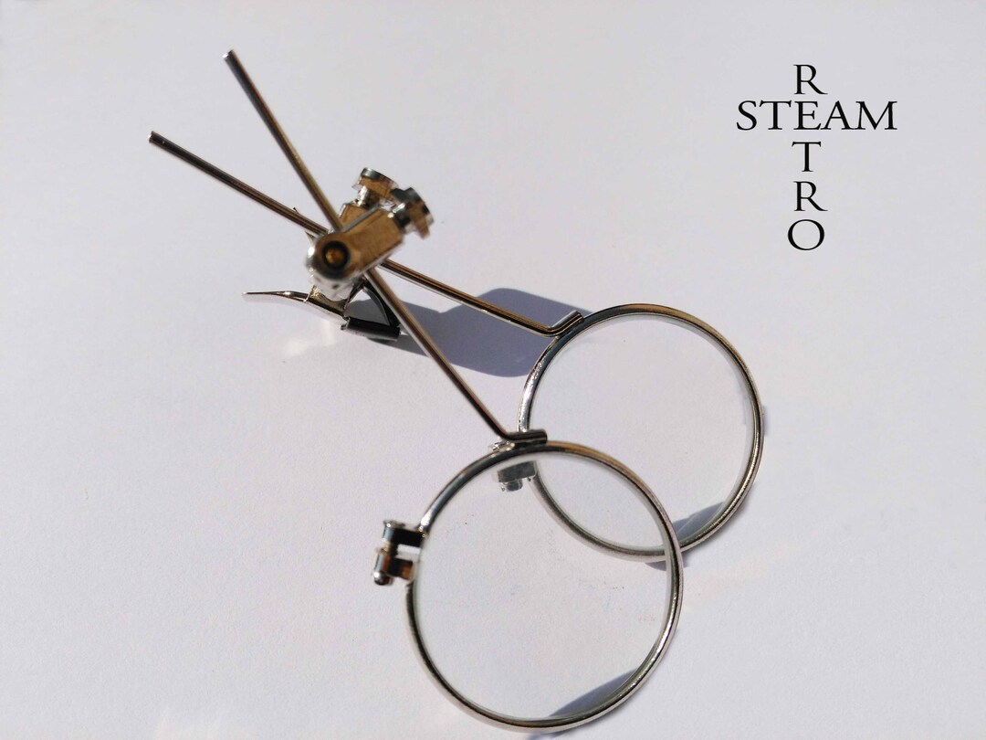 Goggle Supplies: Double Loupes for Steampunk Goggles With Applicator ...