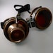 Copper Steampunk Goggles With Loupe Red Multi Lens Mad - Etsy