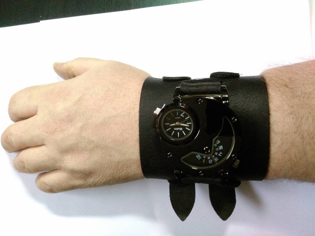 Steampunk wristwatch gothic wristwatch death metal | Etsy