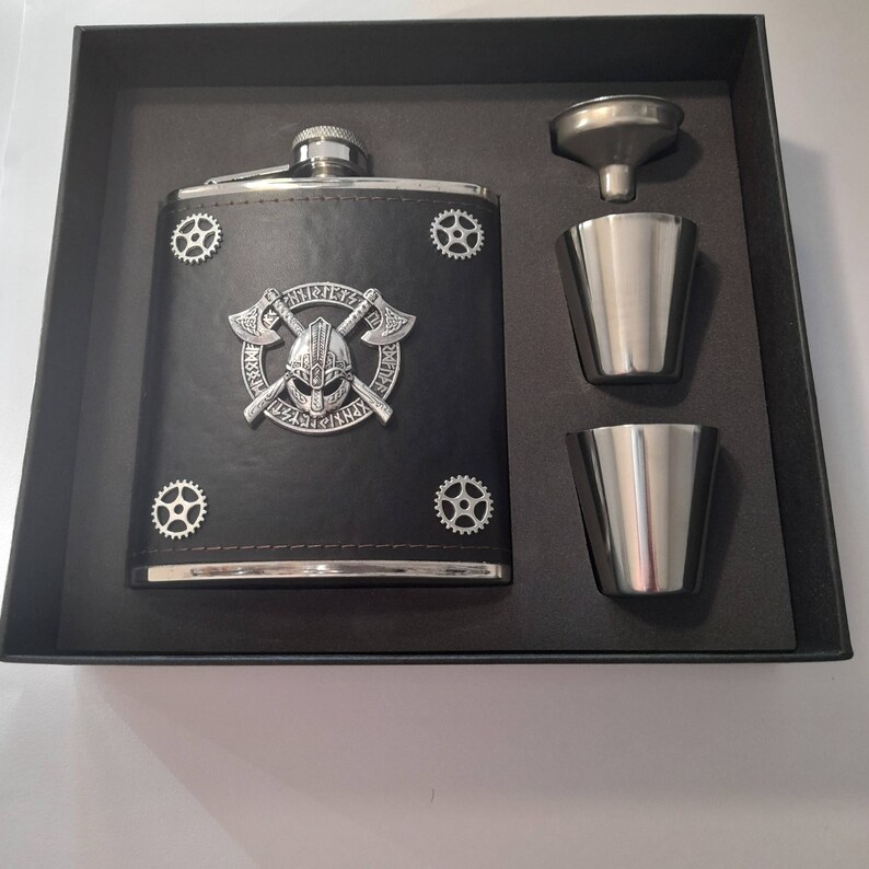 Flask - Viking - Viking Flask - Valhalla - Steampunk - Steampunk ...