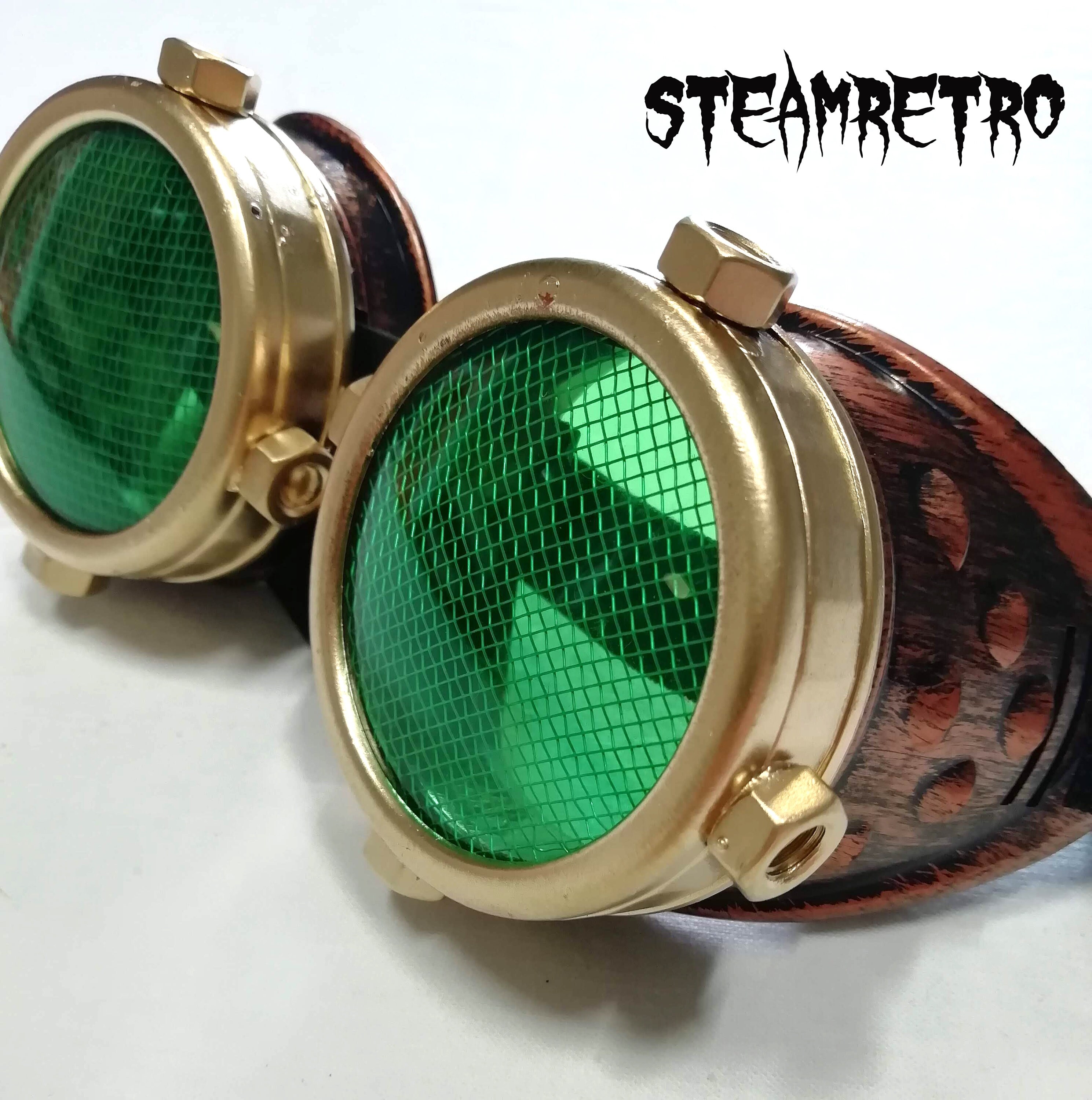 Steampunk - Steampunk Goggles - Cybergoth Goggles - Goggles - Welding ...