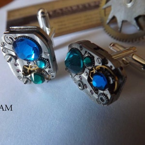 Mens Cufflinks Steampunk Cufflinks Mens Gifts Mens - Etsy