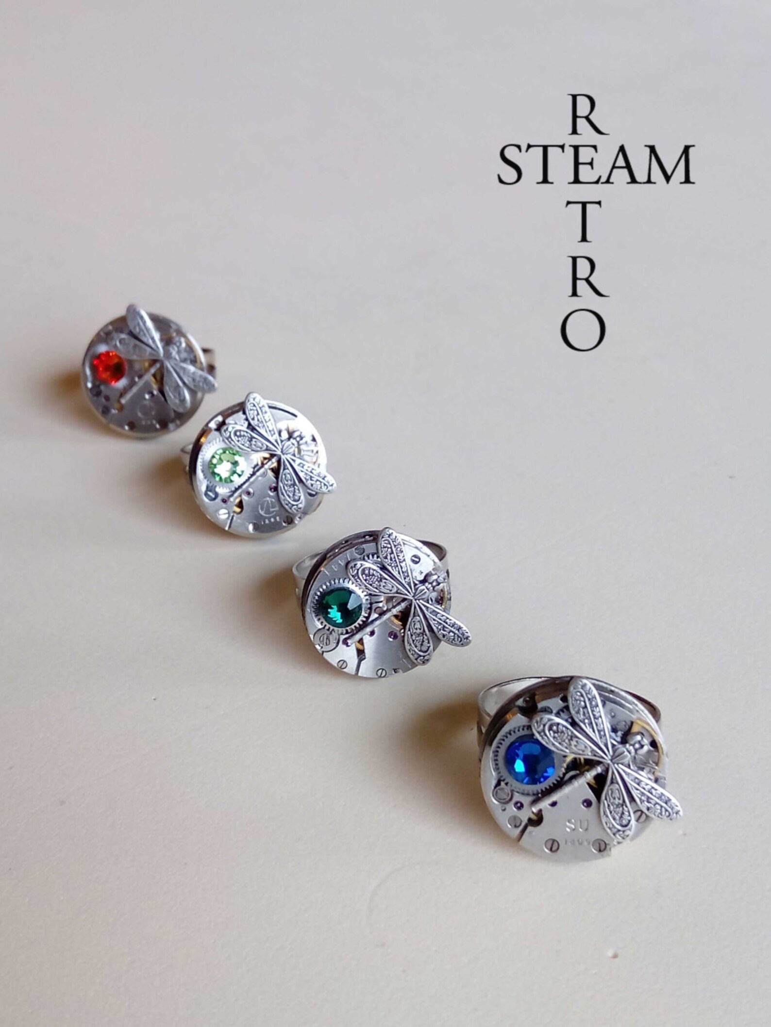 Dragonfly Steampunk Ring Dragonfly Ring Firefly Ring - Etsy