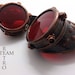 Red Steampunk Goggles - Burning Man - Mad Max - Dieselpunk Goggles ...