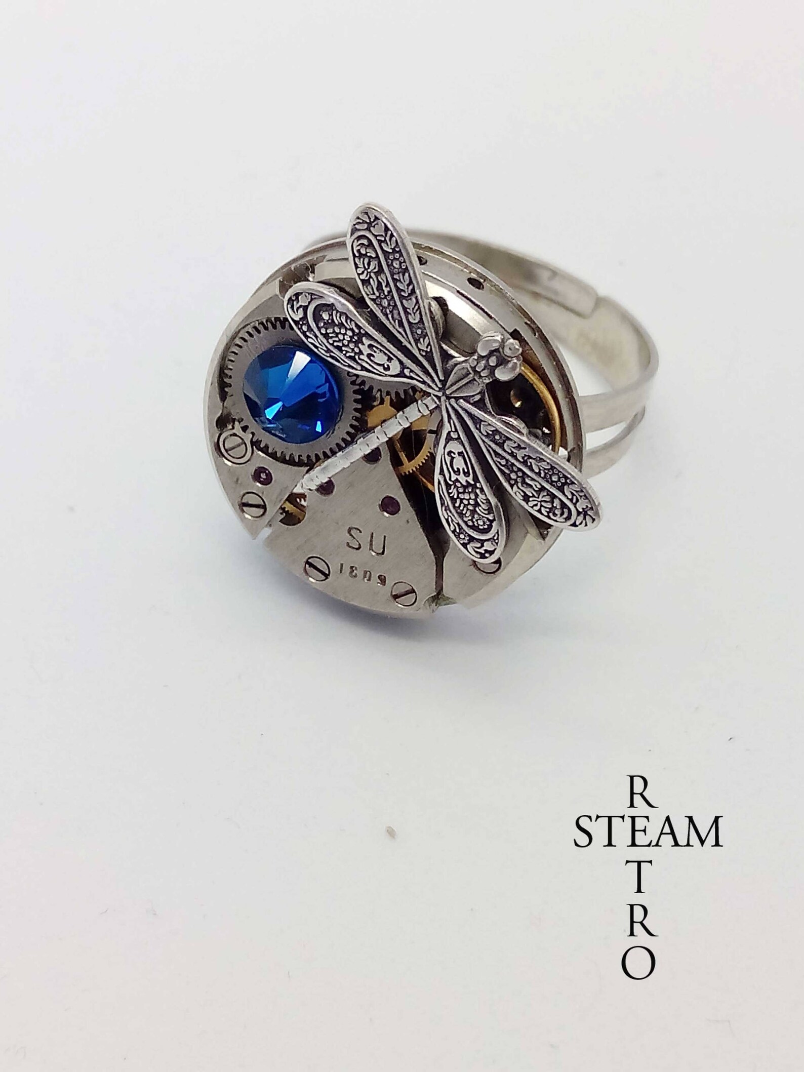 Dragonfly Steampunk Ring Dragonfly Ring Firefly Ring - Etsy