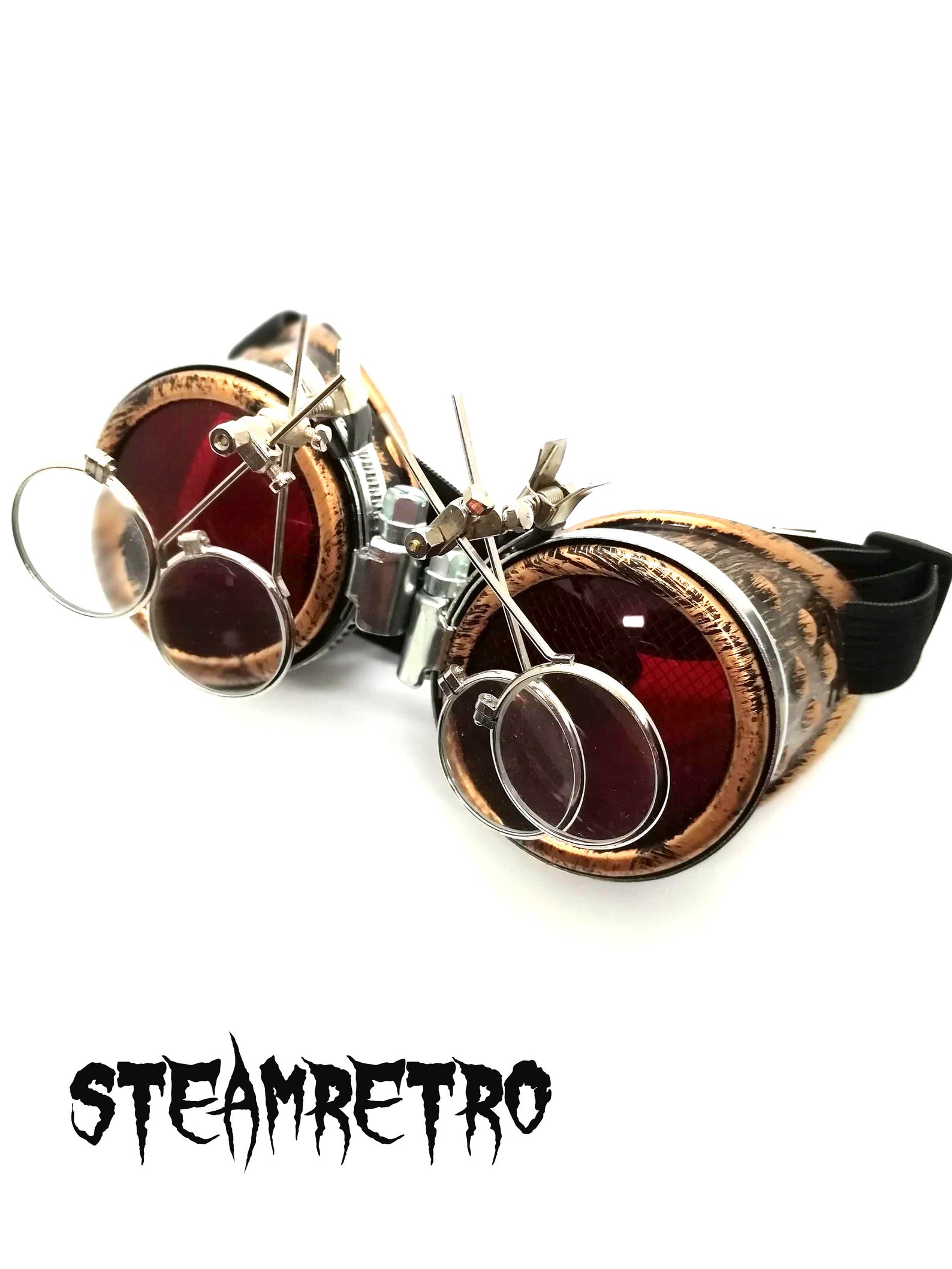 Steampunk Goggles Glasses AVIATOR Cyber Gothic Welder Glasses | Etsy