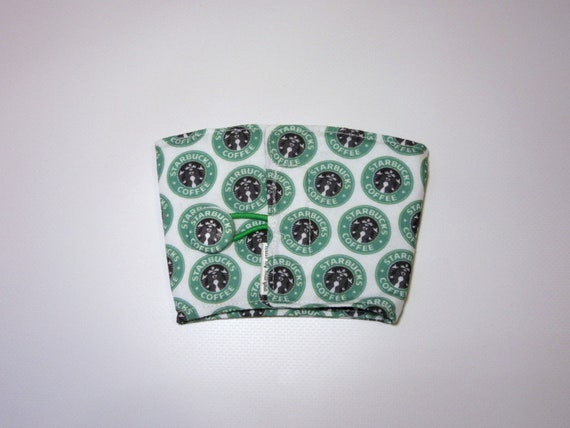Starbucks Logo Fabric Reusable Coffee Cozy Sleeve | Etsy