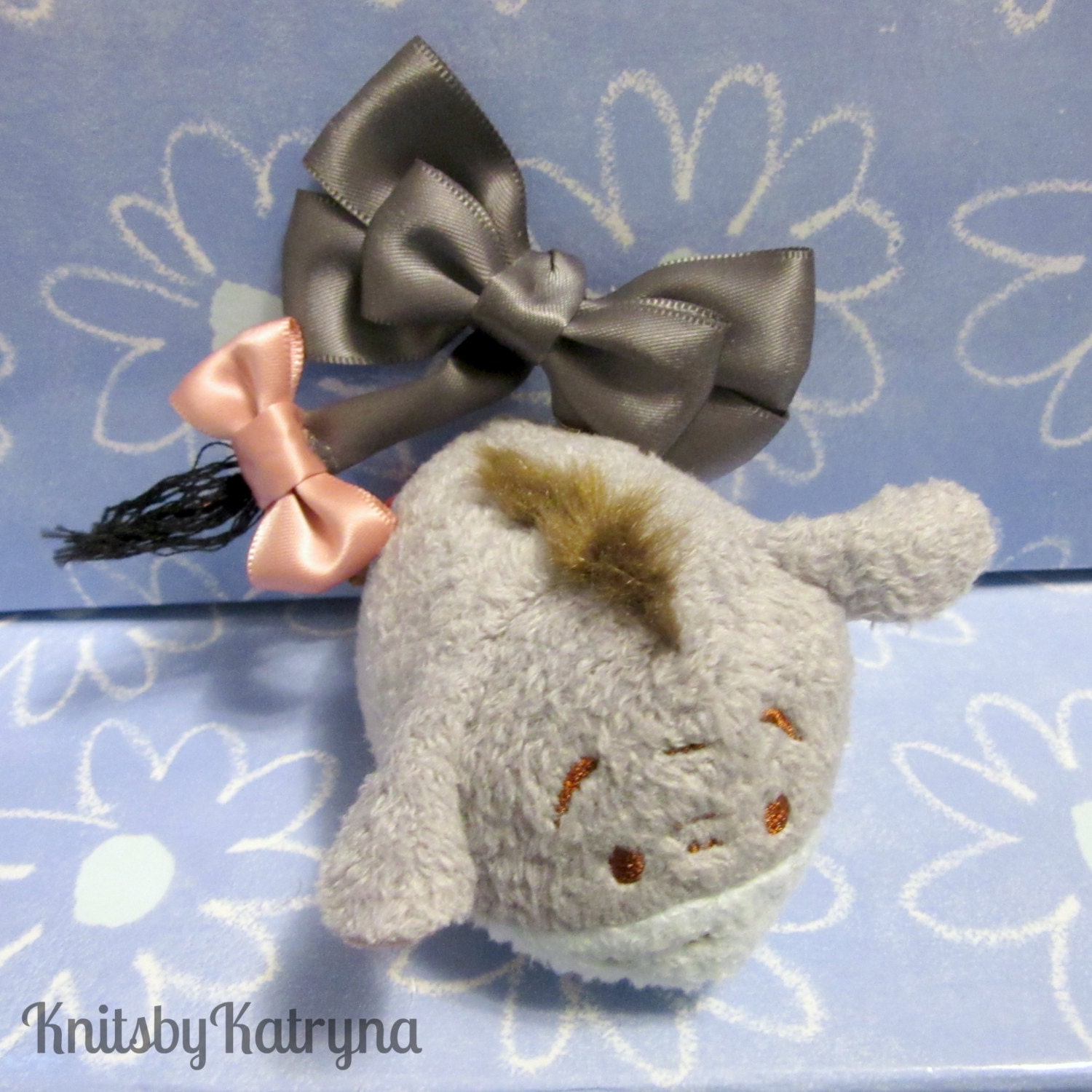 Eeyore Winnie the Pooh Inspired Cosplay Hair Bow Disneybound Big or ...