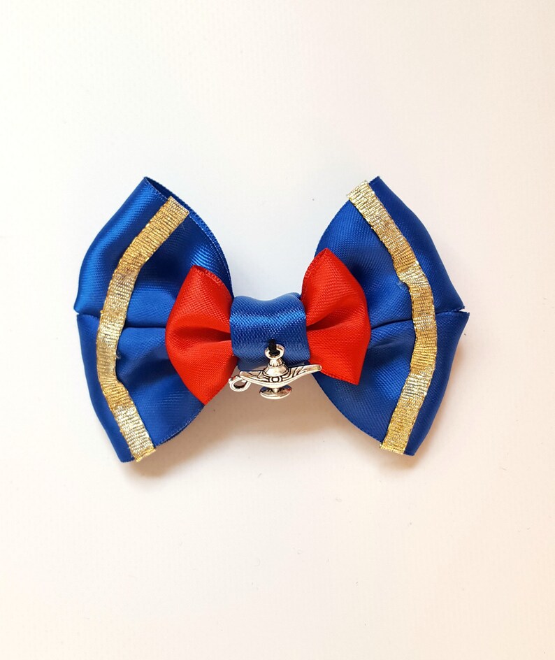 Genie Inspired Cosplay Hair Bow Disneybound - Etsy