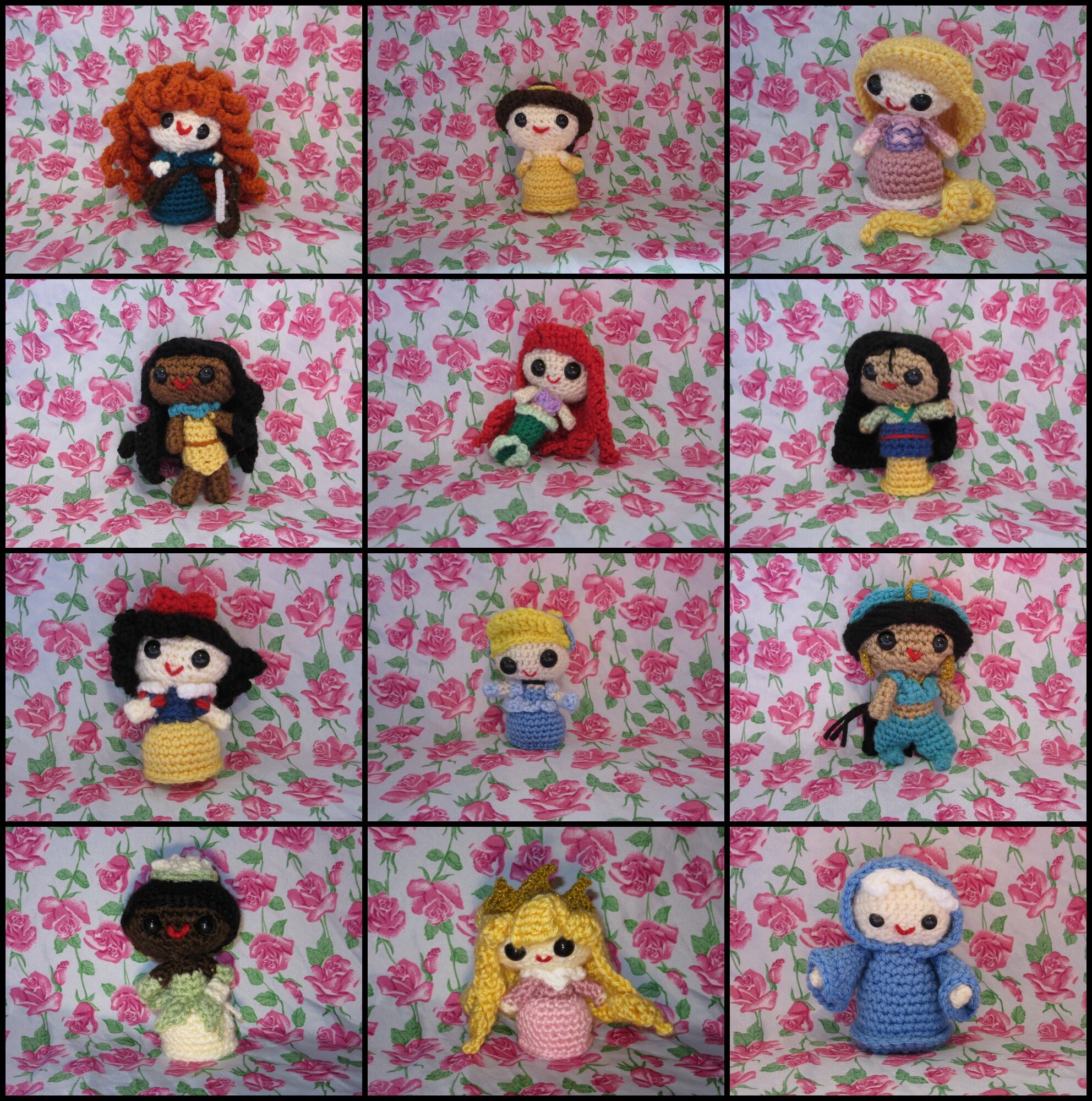 Princess Pal Bundles. Amigurumi Crochet Disney Princess Doll. - Etsy