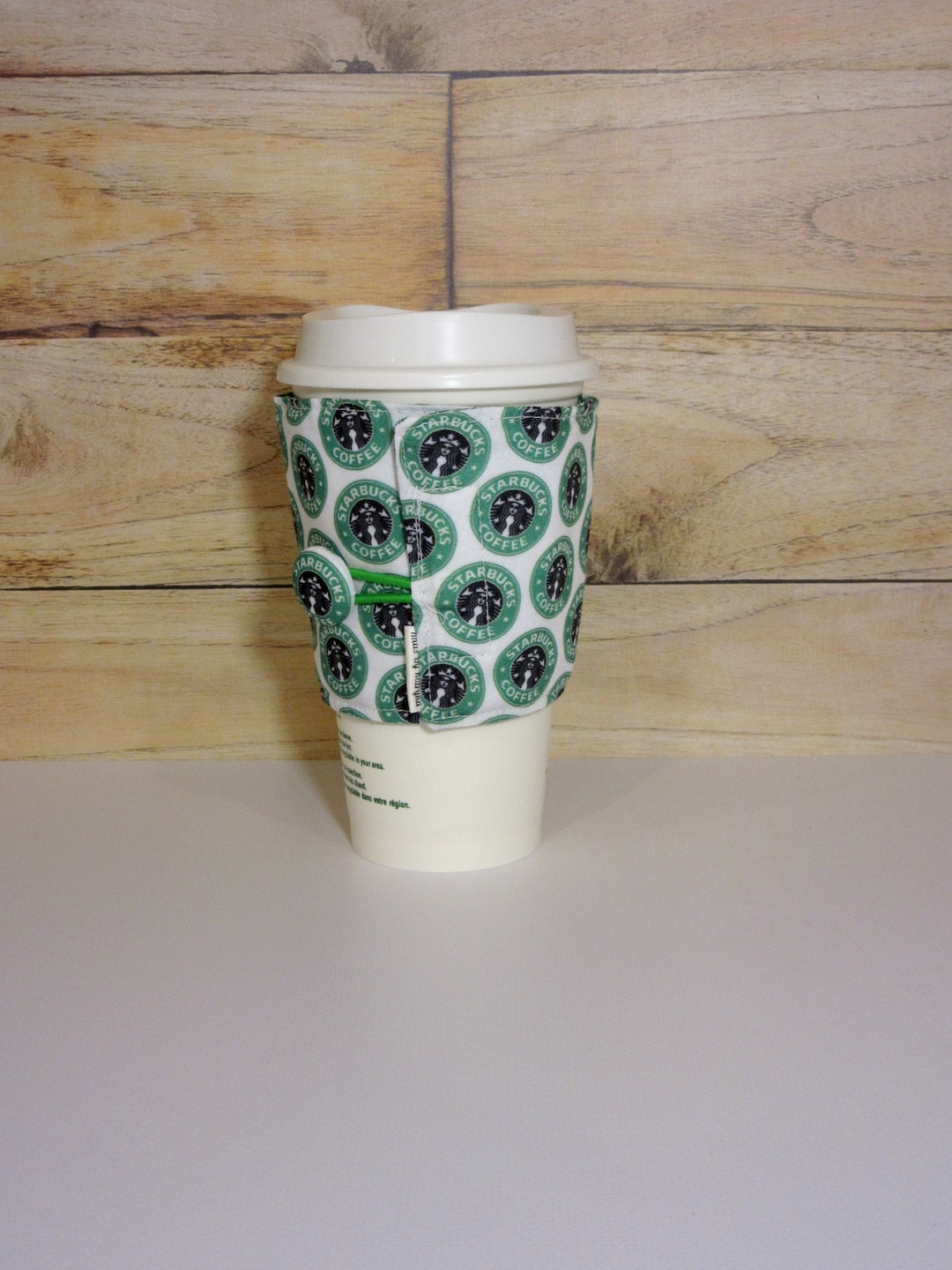 Starbucks Logo Fabric Reusable Coffee Cozy Sleeve - Etsy
