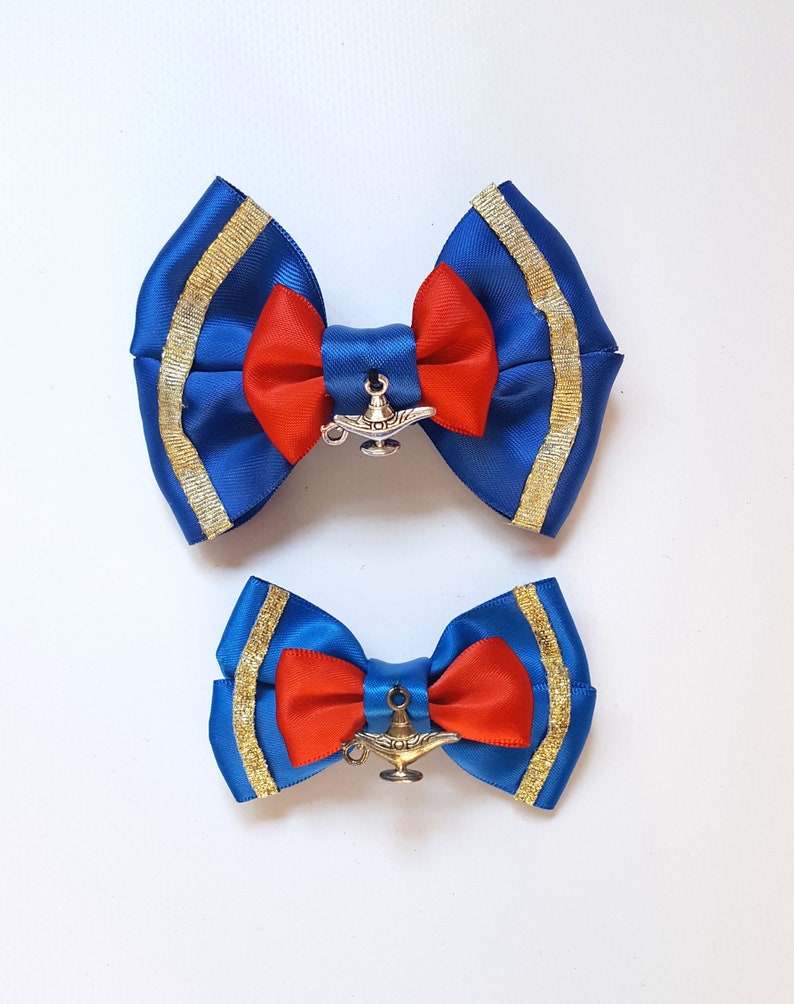 Genie Inspired Cosplay Hair Bow Disneybound - Etsy
