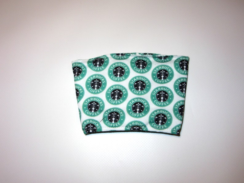 Starbucks Logo Fabric Reusable Coffee Cozy Sleeve - Etsy