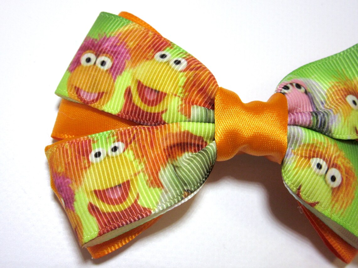 Fraggle Rock Jim Henson Muppets Grosgrain Cosplay Hair Bow - Etsy