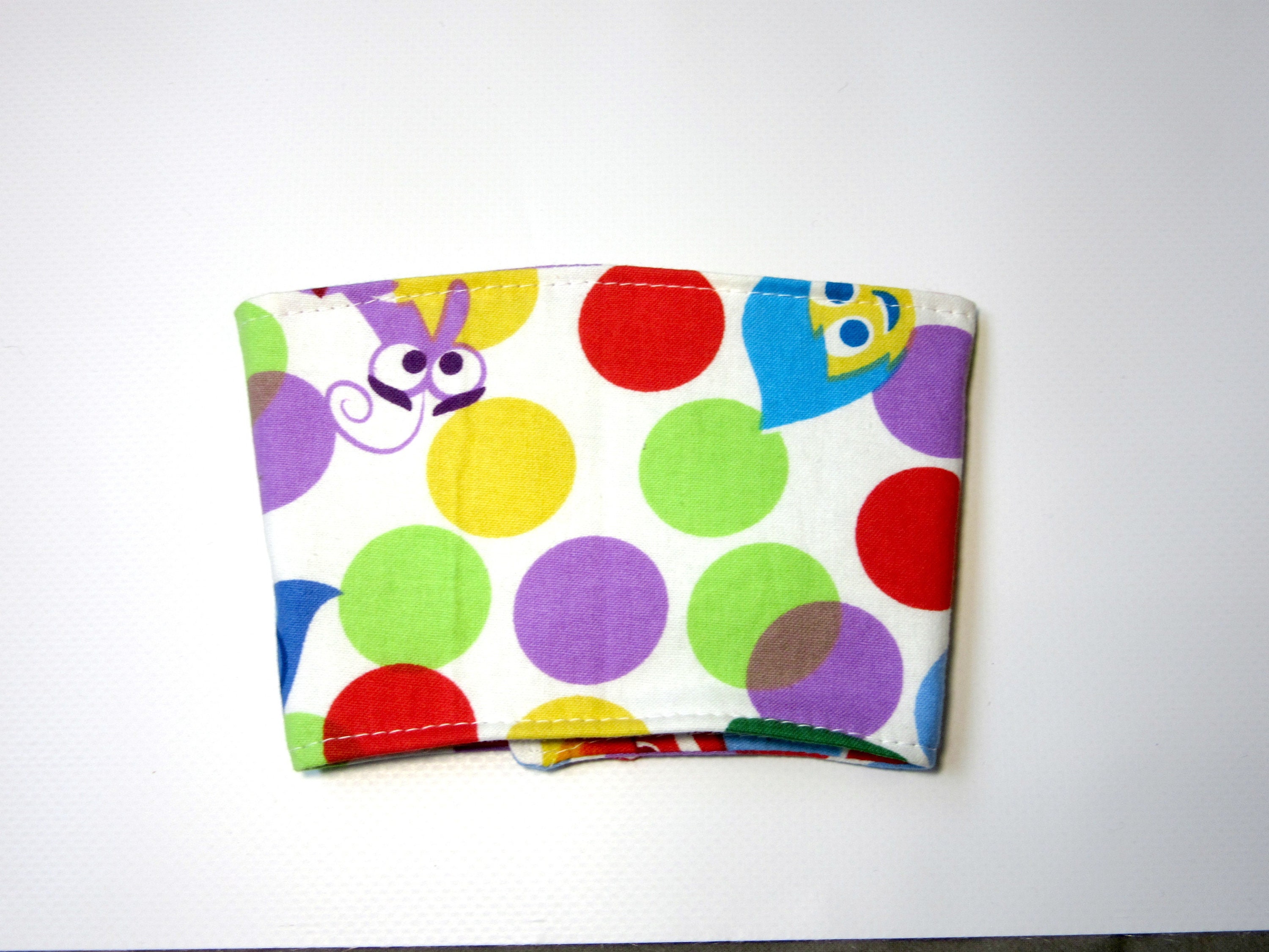 Inside Out Core Memory Balls Fabric Reusable Coffee Cozy - Etsy Norway