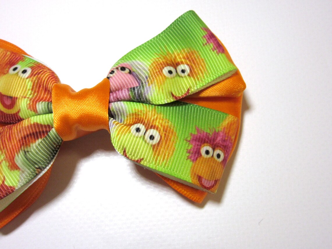 Fraggle Rock Jim Henson Muppets Grosgrain Cosplay Hair Bow - Etsy