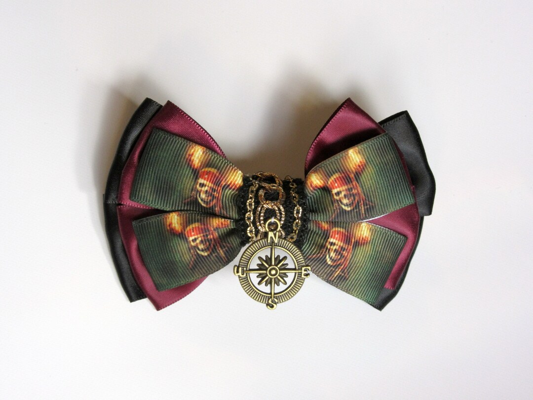 Pirates of the Caribbean POTC Inspired Hair Bow Disneybound - Etsy