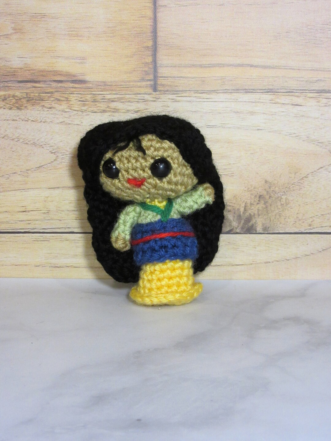 Mulan Princess Pal Amigurumi Crochet Doll - Etsy