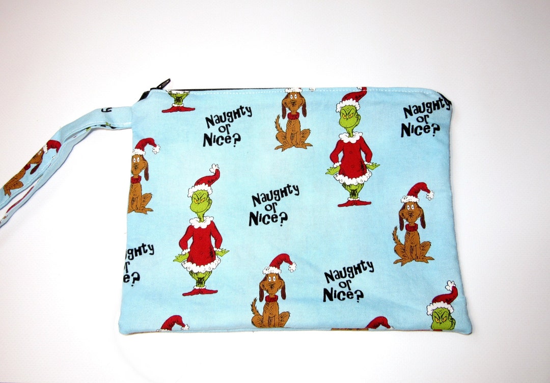 How the Grinch Stole Christmas Zip Pouch Wristlet - Etsy