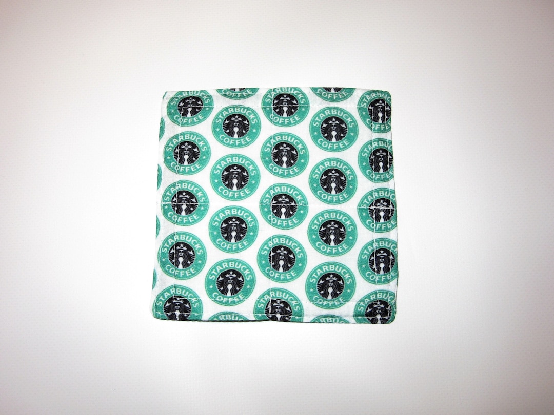 Starbucks Addict Logo Fabric Coffee Coaster - Etsy